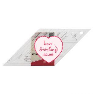 Quilting Ruler 45 degree Sew Easy patchwork ruler
